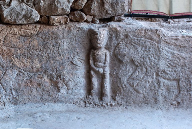 A relief of a man holding his Phallus was found in Sayburç, one of the ...